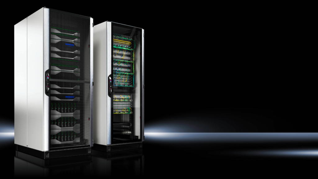 Building edge infrastructures faster with the Rittal VX IT rack system